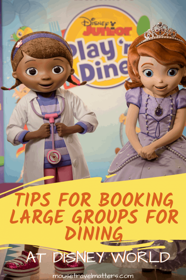 Booking Large Groups for Dining at Disney World • Mouse Travel Matters