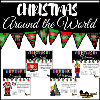 Christmas Around The World Mini Book Bundle for Early Readers • Mouse ...