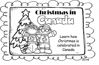 Christmas in Canada Mini Book for Early Readers • Mouse Travel Matters