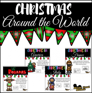 Christmas Around The World Mini Book Bundle for Early Readers • Mouse ...