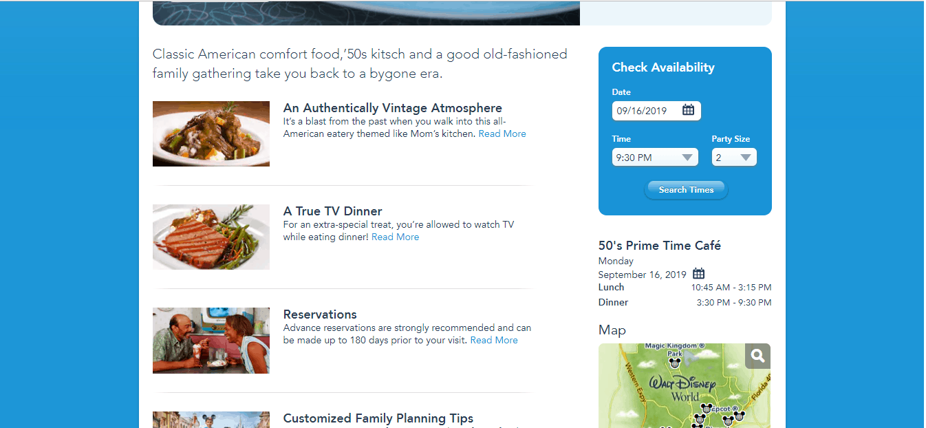 Guide to Disney's Advanced Dining Reservations • Mouse Travel Matters