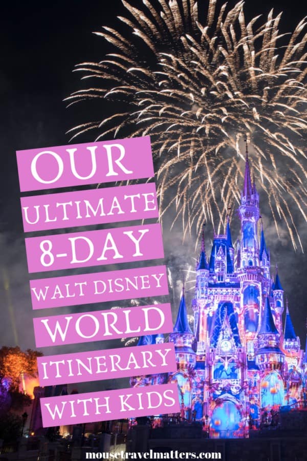Best 8-day Itinerary Disney World for Families • Mouse Travel Matters