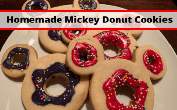 Homemade Mickey Donut Cookies • Mouse Travel Matters