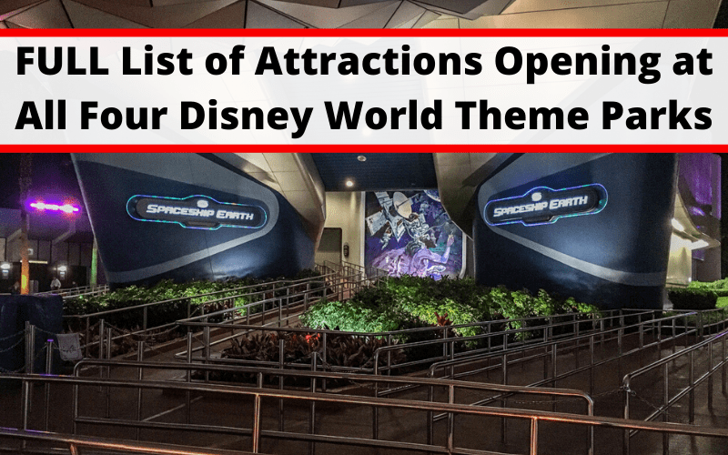 FULL List of Attractions, Entertainment, and Shops Opening at All Four ...